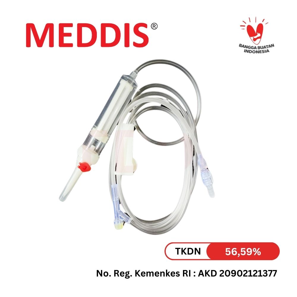 Jual MEDDIS® Blood Transfusion Set Airvent Type Y Luer Lock